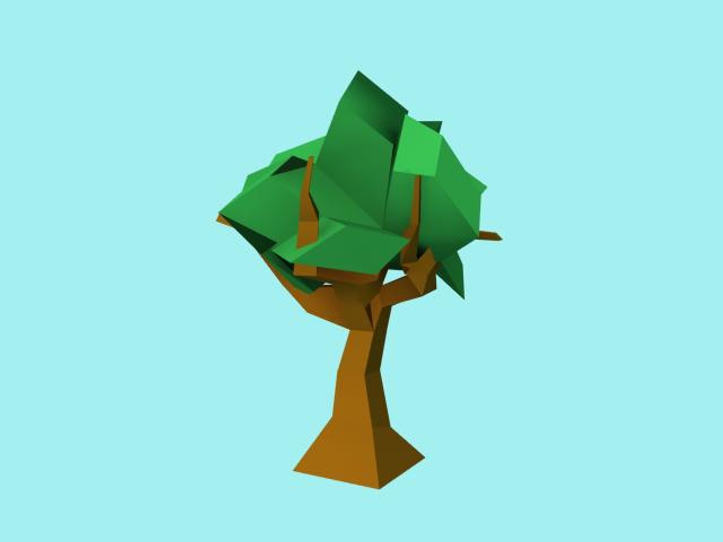3ds max cartoon tree
