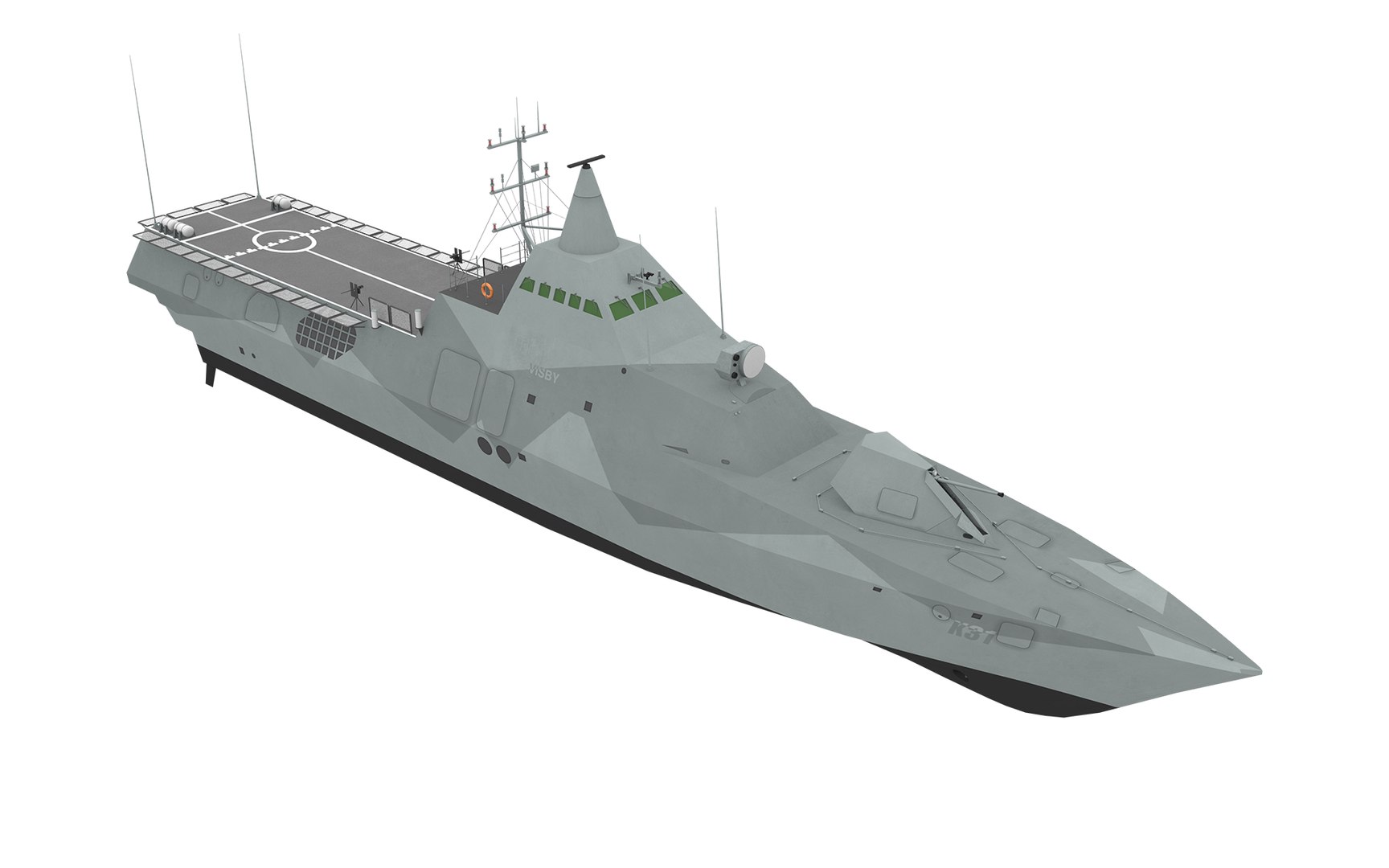 3D Model Visby Corvette - TurboSquid 1669671