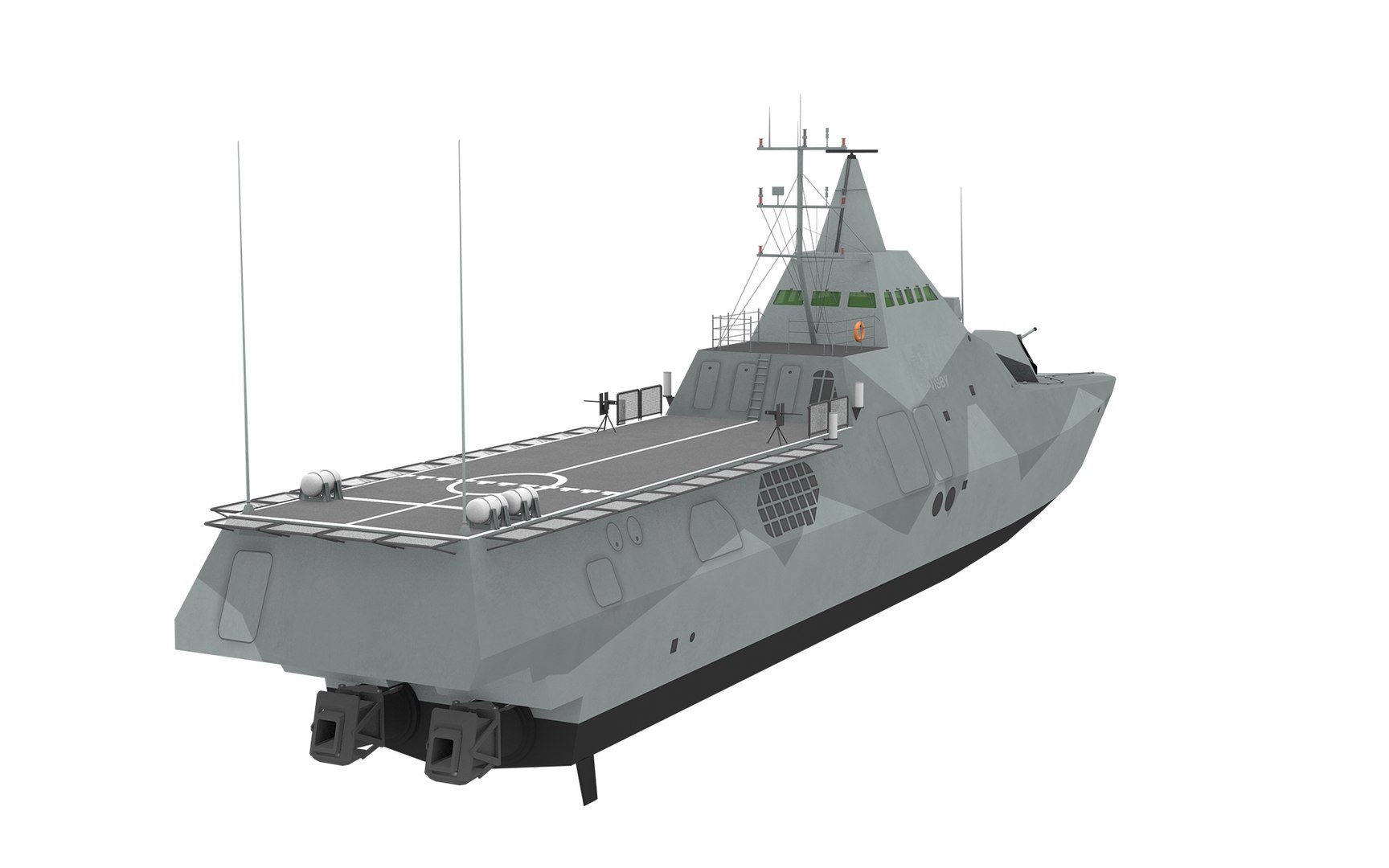 3D Model Visby Corvette - TurboSquid 1669671