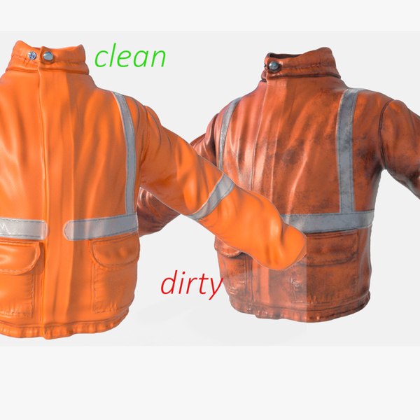 3D Workman Mining Safety Jacket - TurboSquid 2025605
