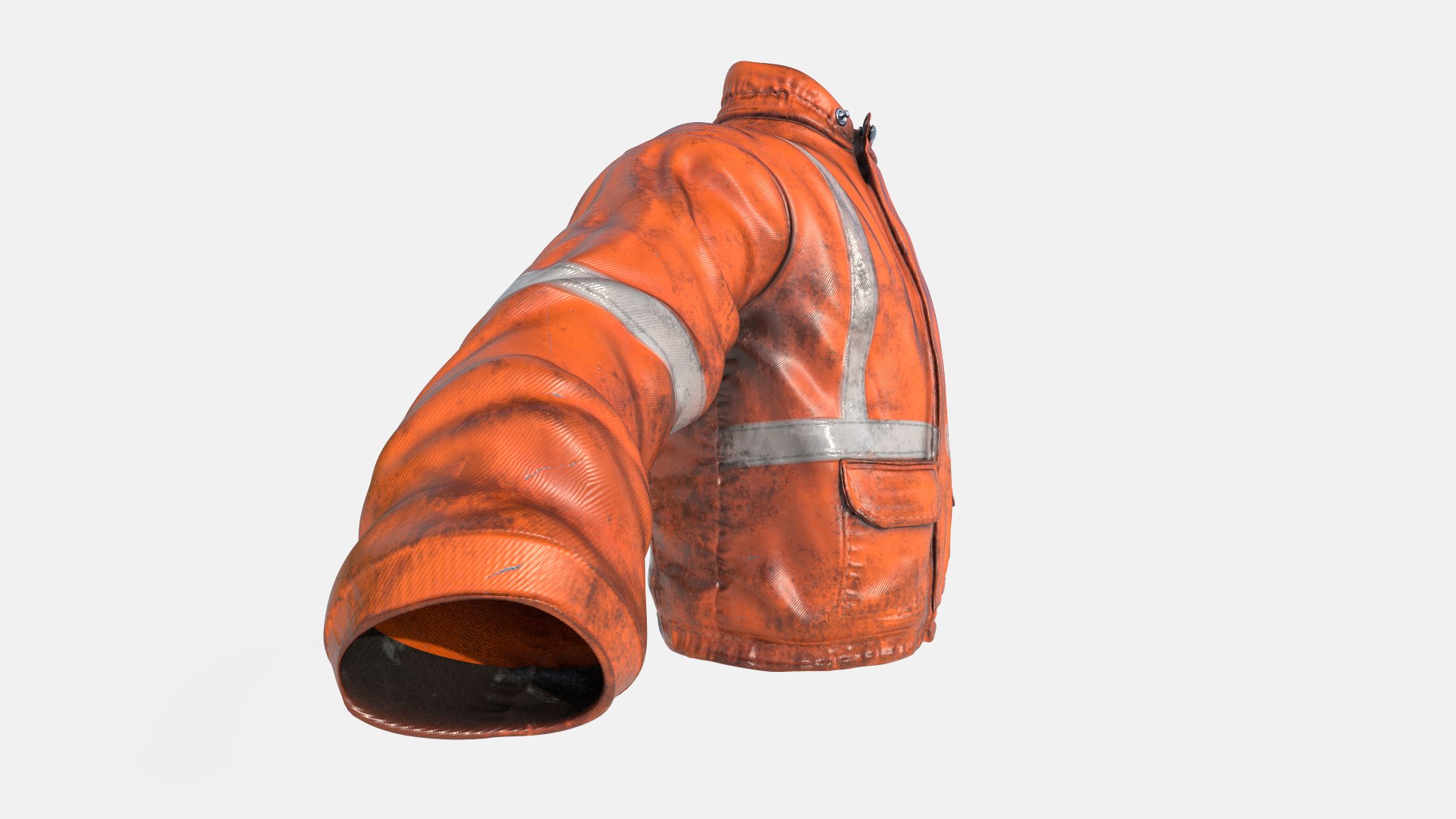 3D Workman Mining Safety Jacket - TurboSquid 2025605