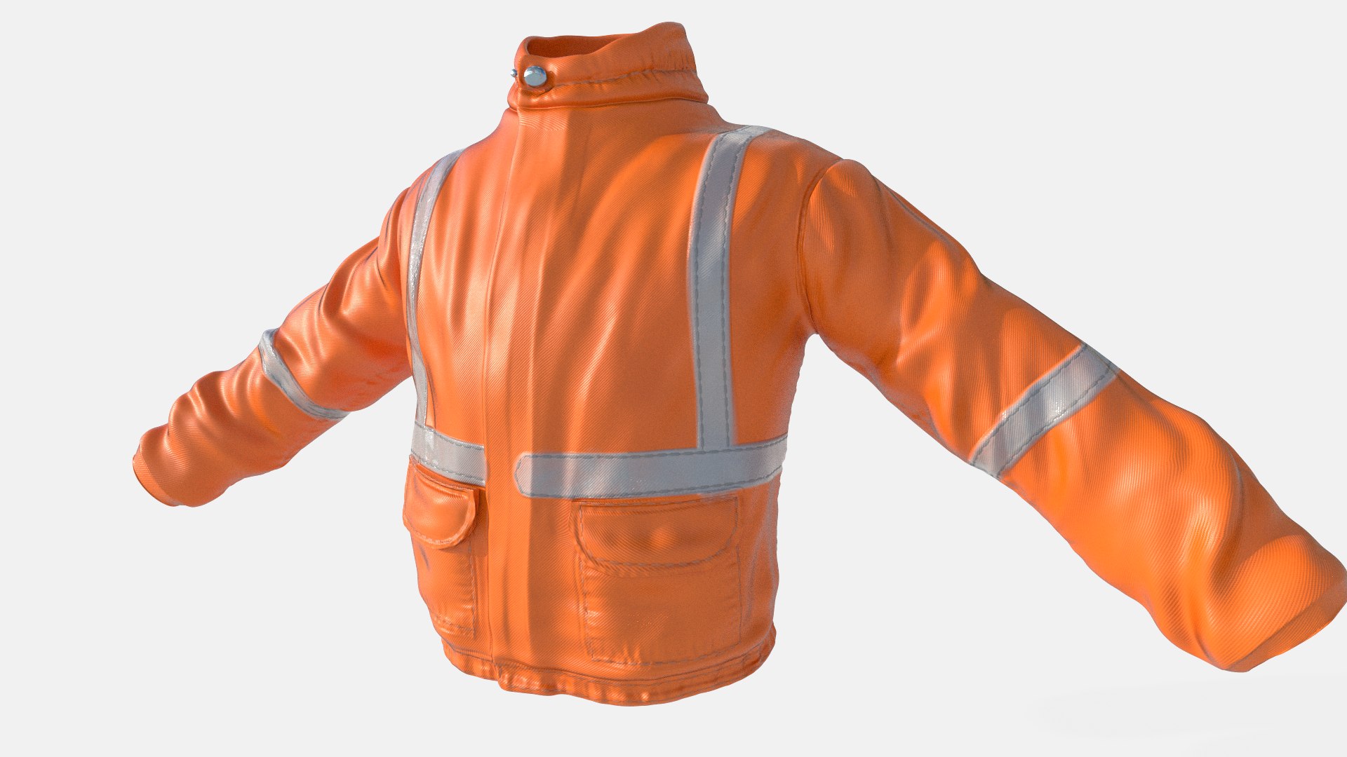 3D Workman Mining Safety Jacket - TurboSquid 2025605