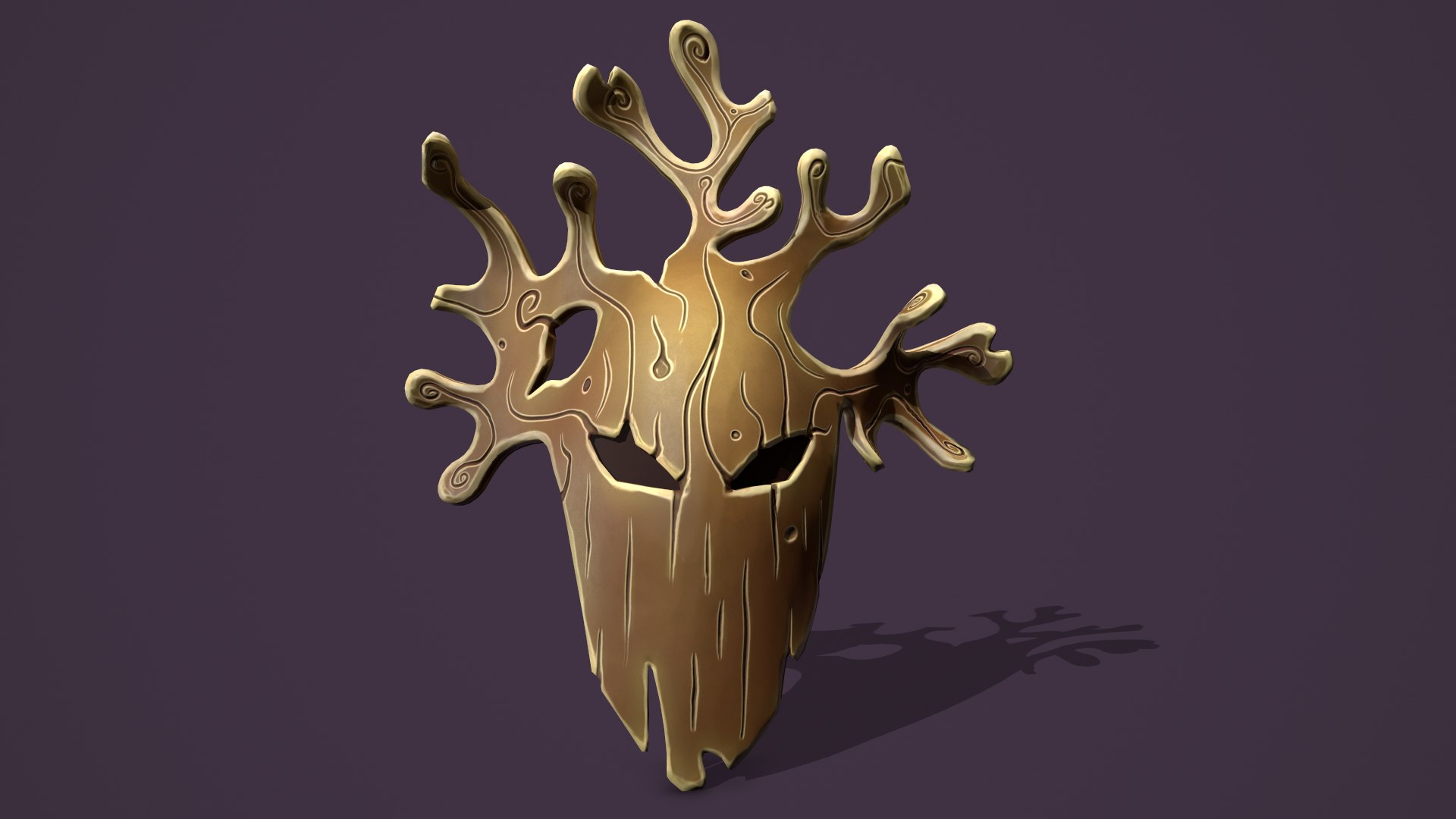 Wood Mask 3D Model - TurboSquid 1753801