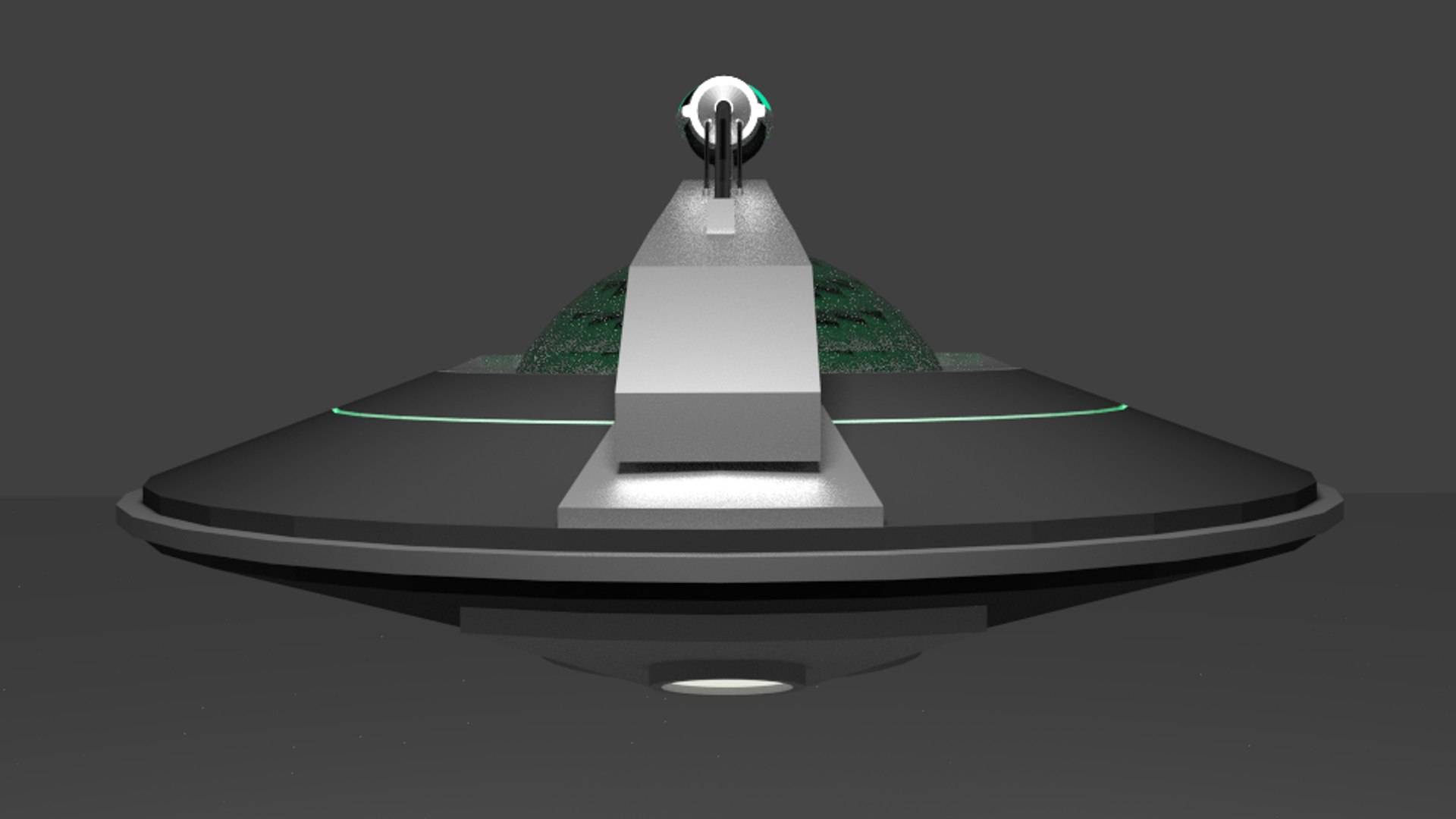 Simple Flying Saucer 3d Model