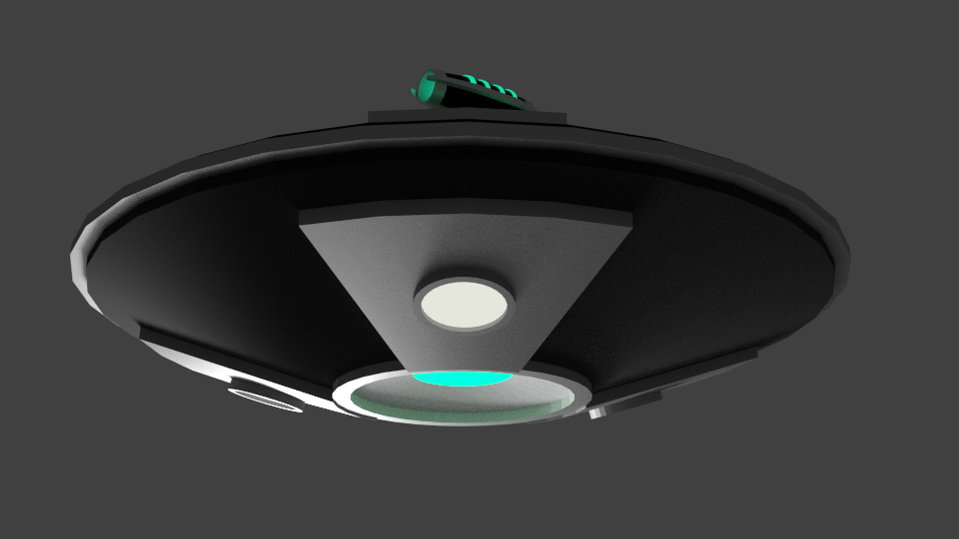 Simple Flying Saucer 3d Model