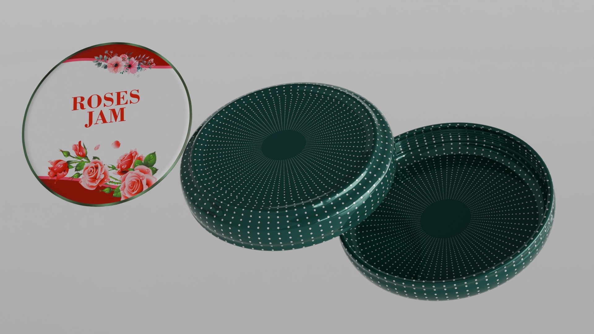 Roses Jam Jar 3D Model - TurboSquid 2179743