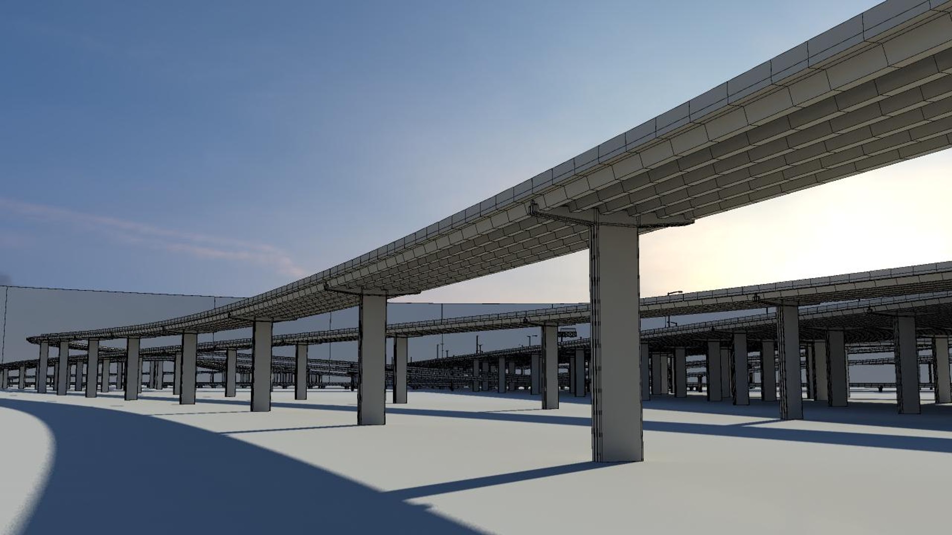3D Freeway Model - TurboSquid 1339381