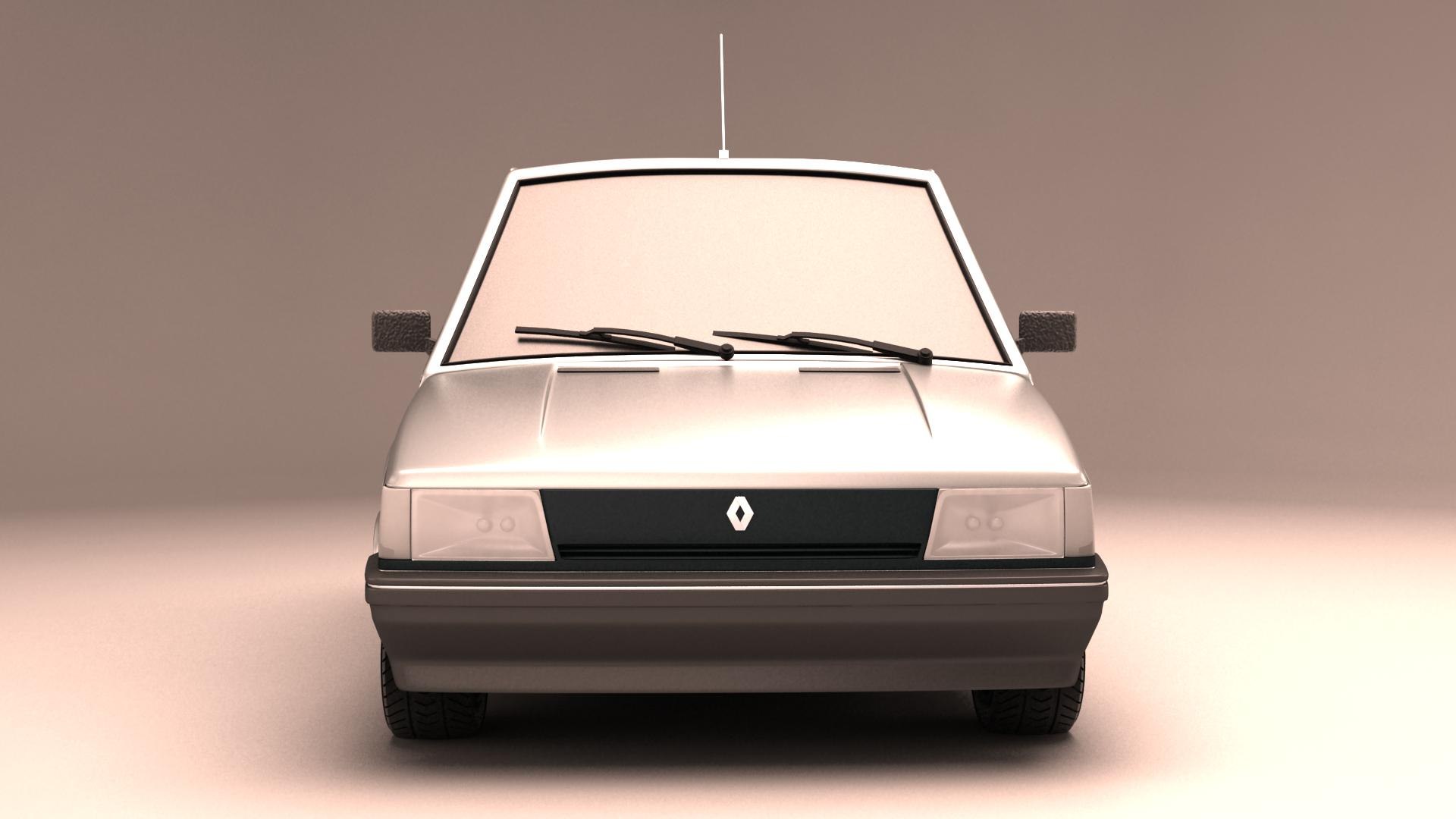 3D Model Renault 9 Cartoon Car 3ds - TurboSquid 1842856