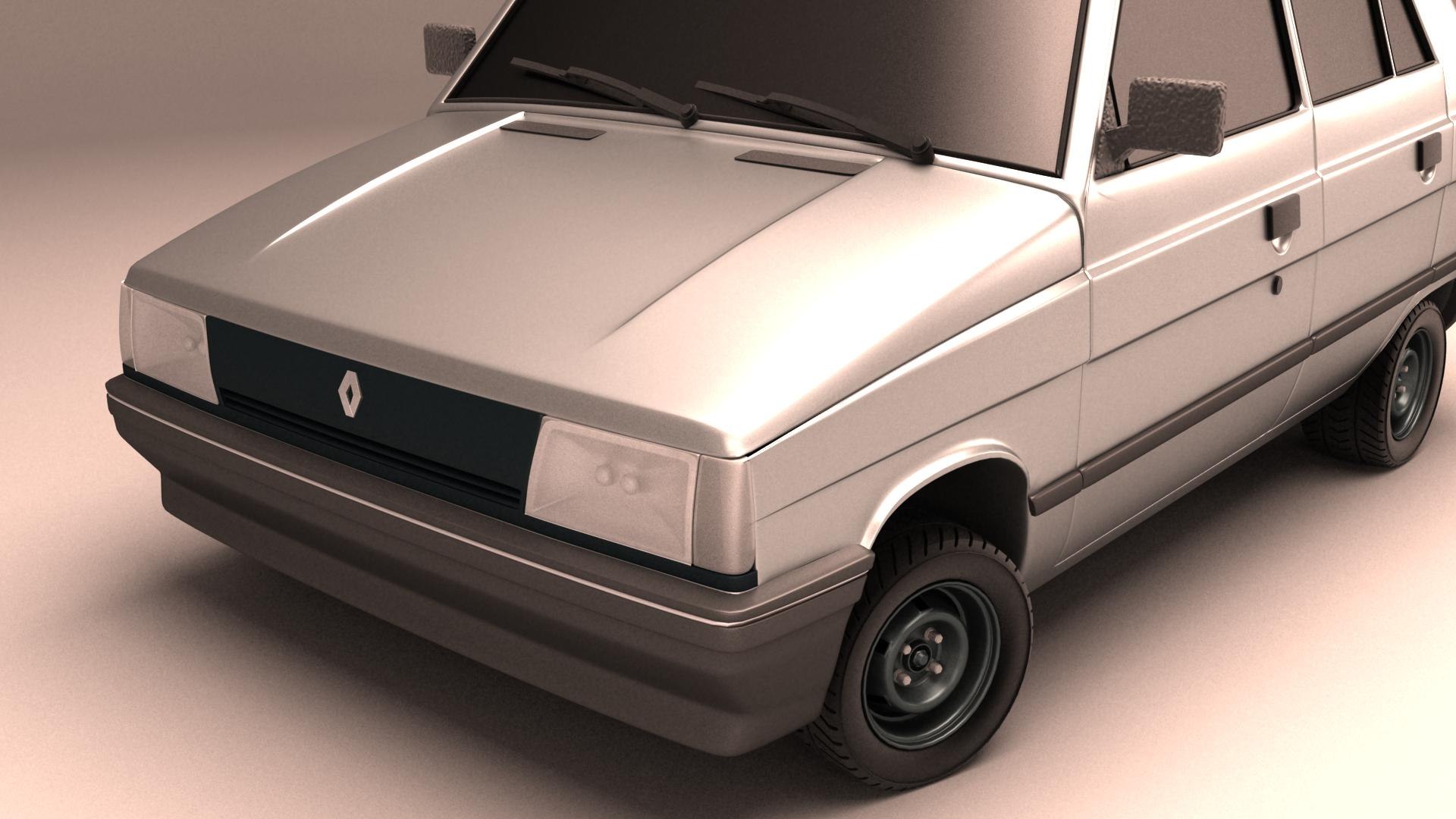3D Model Renault 9 Cartoon Car 3ds - TurboSquid 1842856