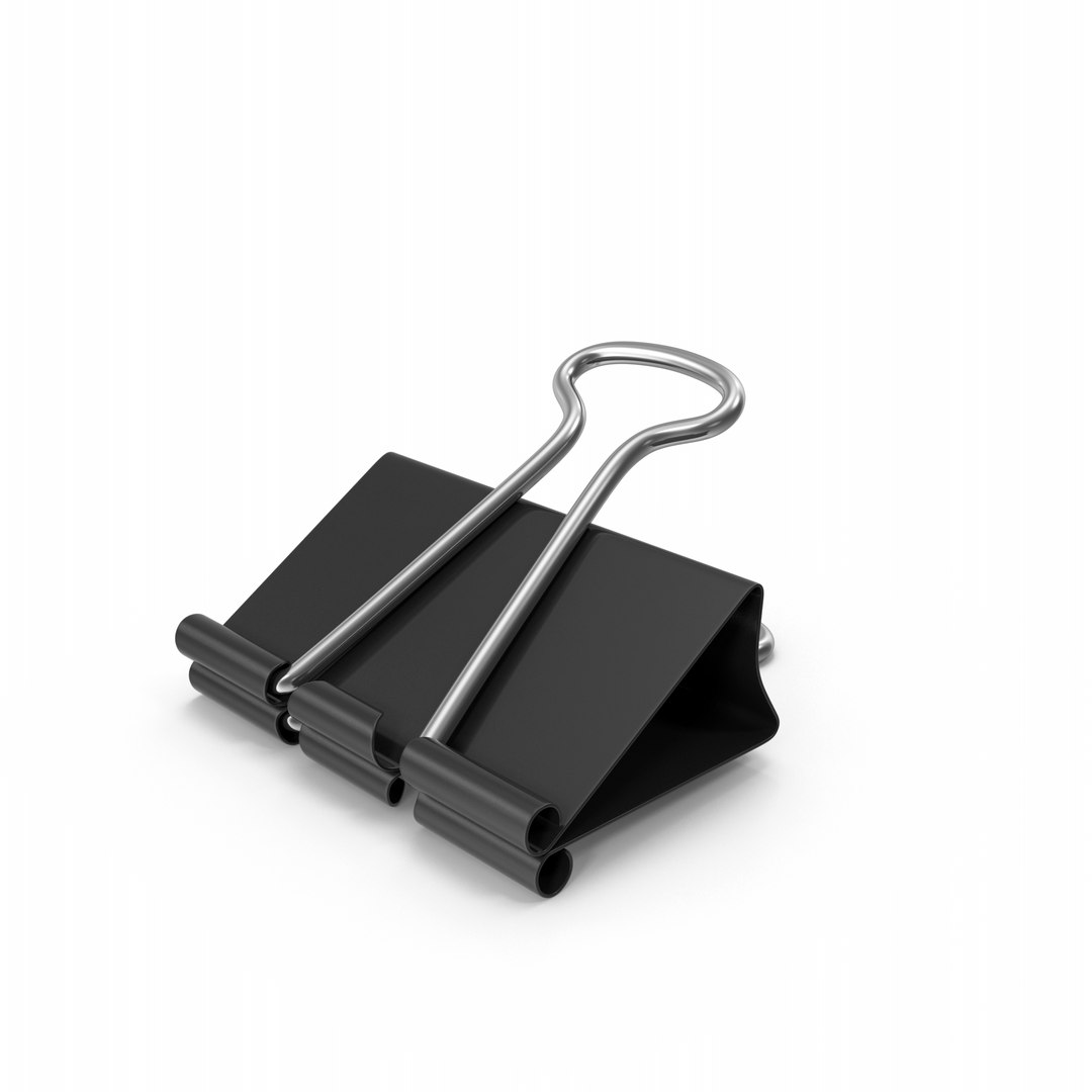 3D Binder Clip Model - TurboSquid 1835974