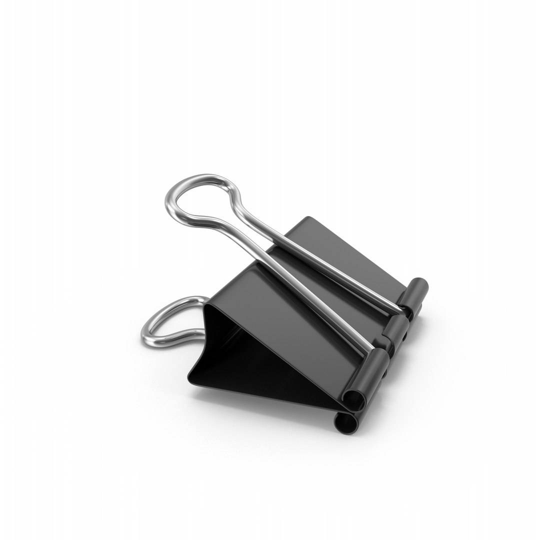 3D Binder Clip Model - TurboSquid 1835974