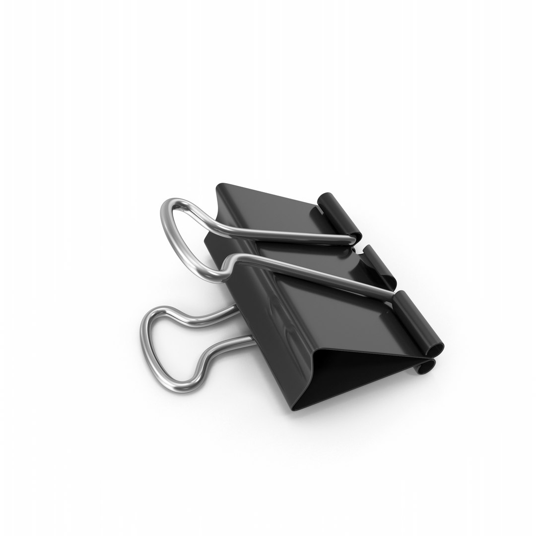 3D Binder Clip Model - TurboSquid 1835974