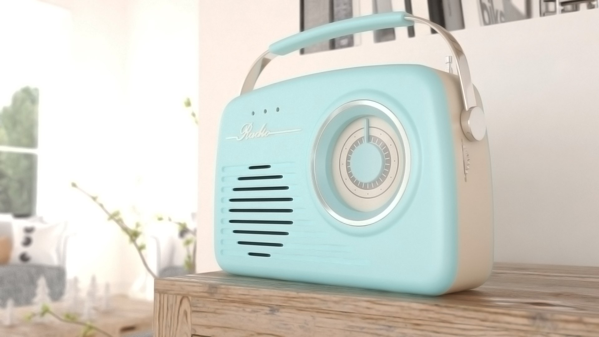 3D Real Rotary Electronics Radio - TurboSquid 1591173