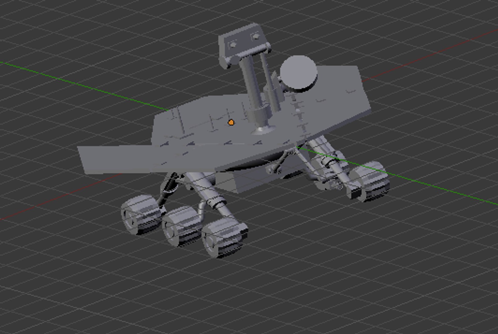 Moon Rover 3d Model