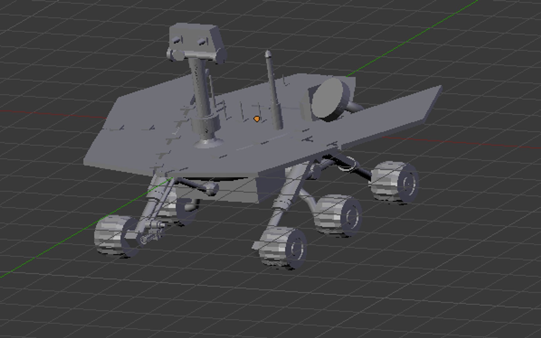 Moon Rover 3d Model