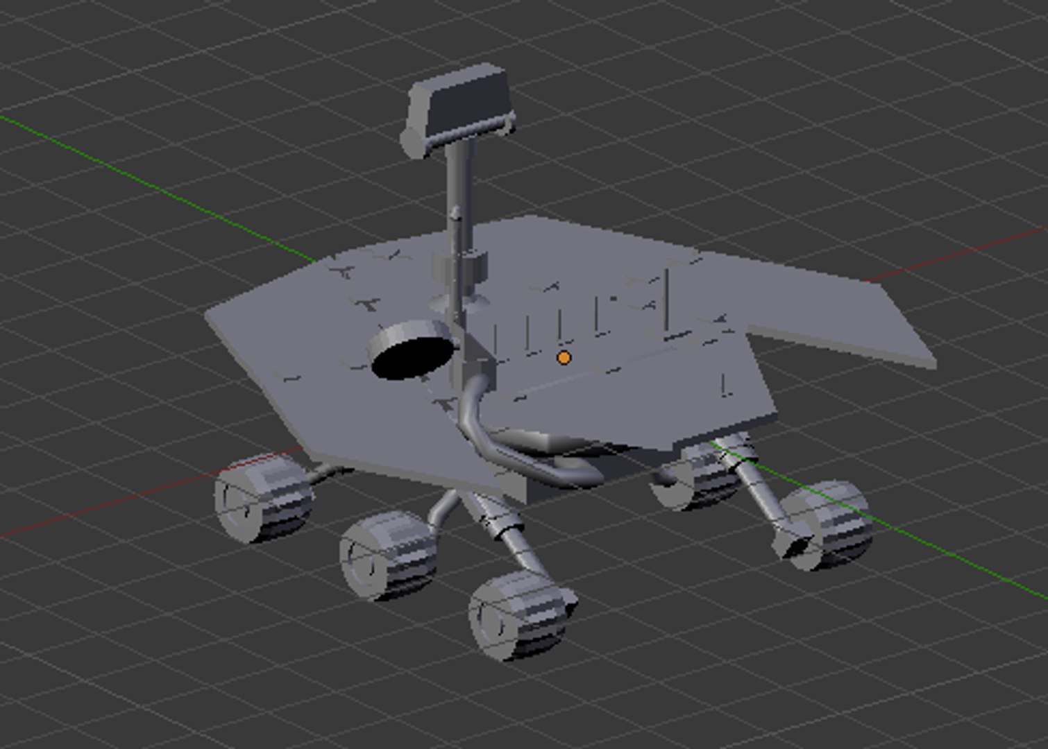 Moon Rover 3d Model