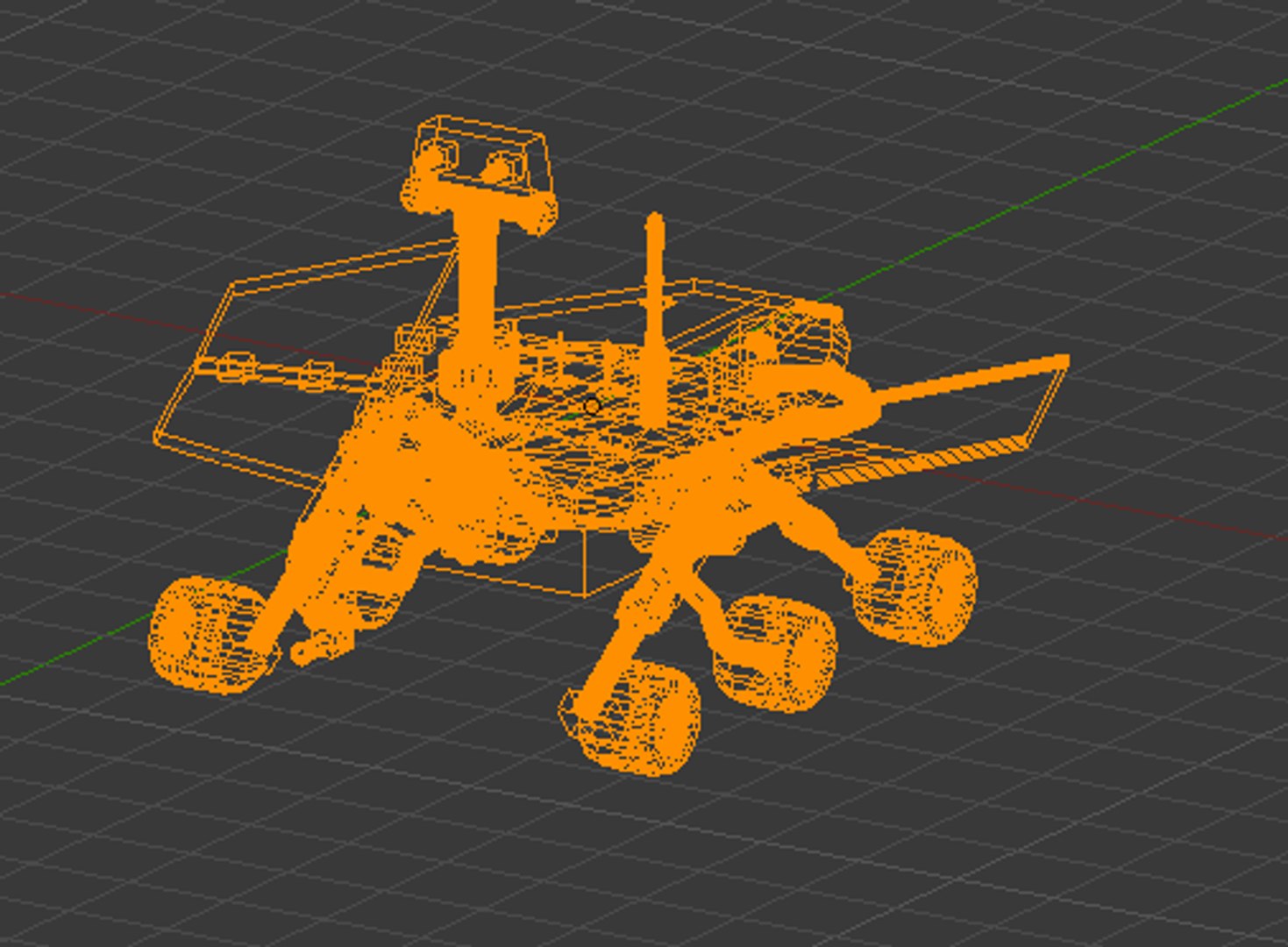 Moon Rover 3d Model