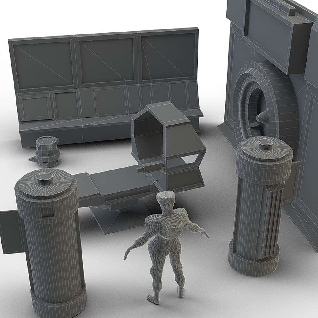 Lab Laboratory 3d Model