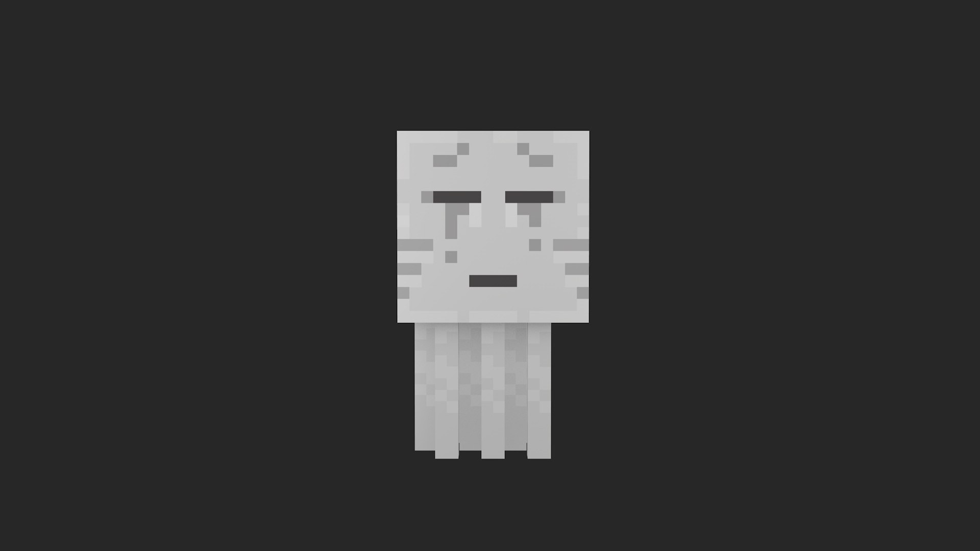 3D Ghast Minecraft Model - TurboSquid 2364659