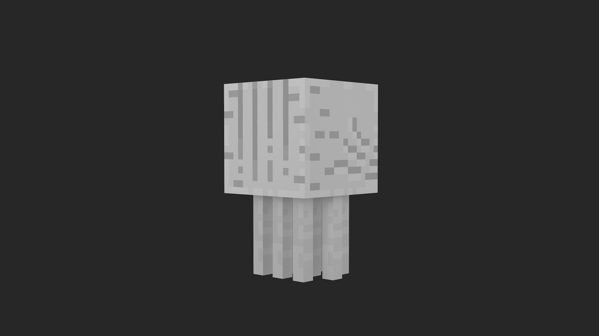 3D Ghast Minecraft Model - TurboSquid 2364659