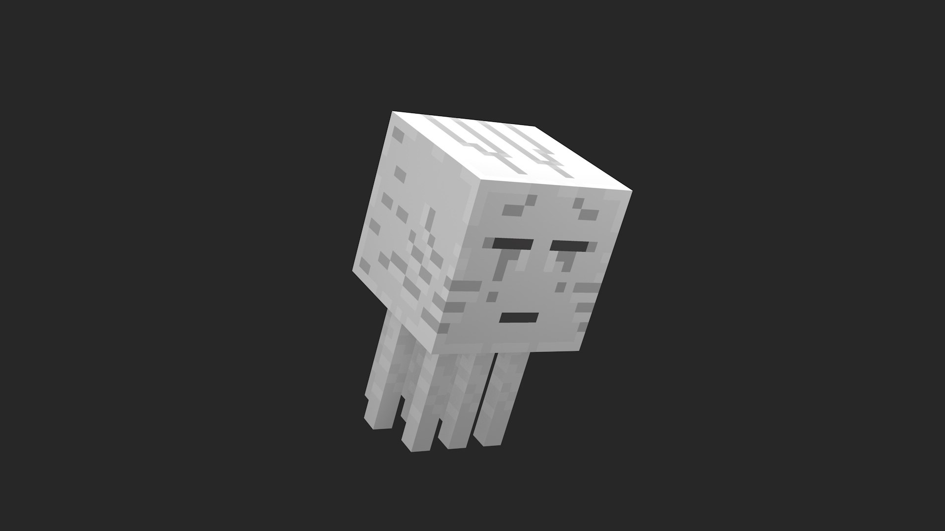 3D Ghast Minecraft Model - TurboSquid 2364659