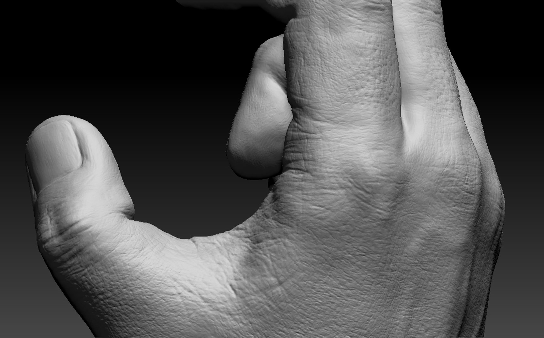 Printable Realistic Hand Model - TurboSquid 1604981