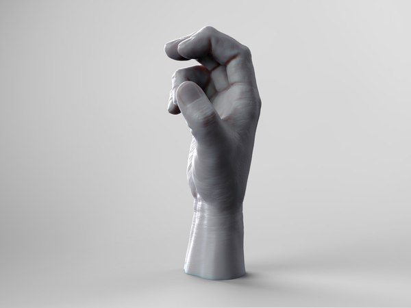 modelo 3d Modelo de mano realista imprimible - TurboSquid 1604981