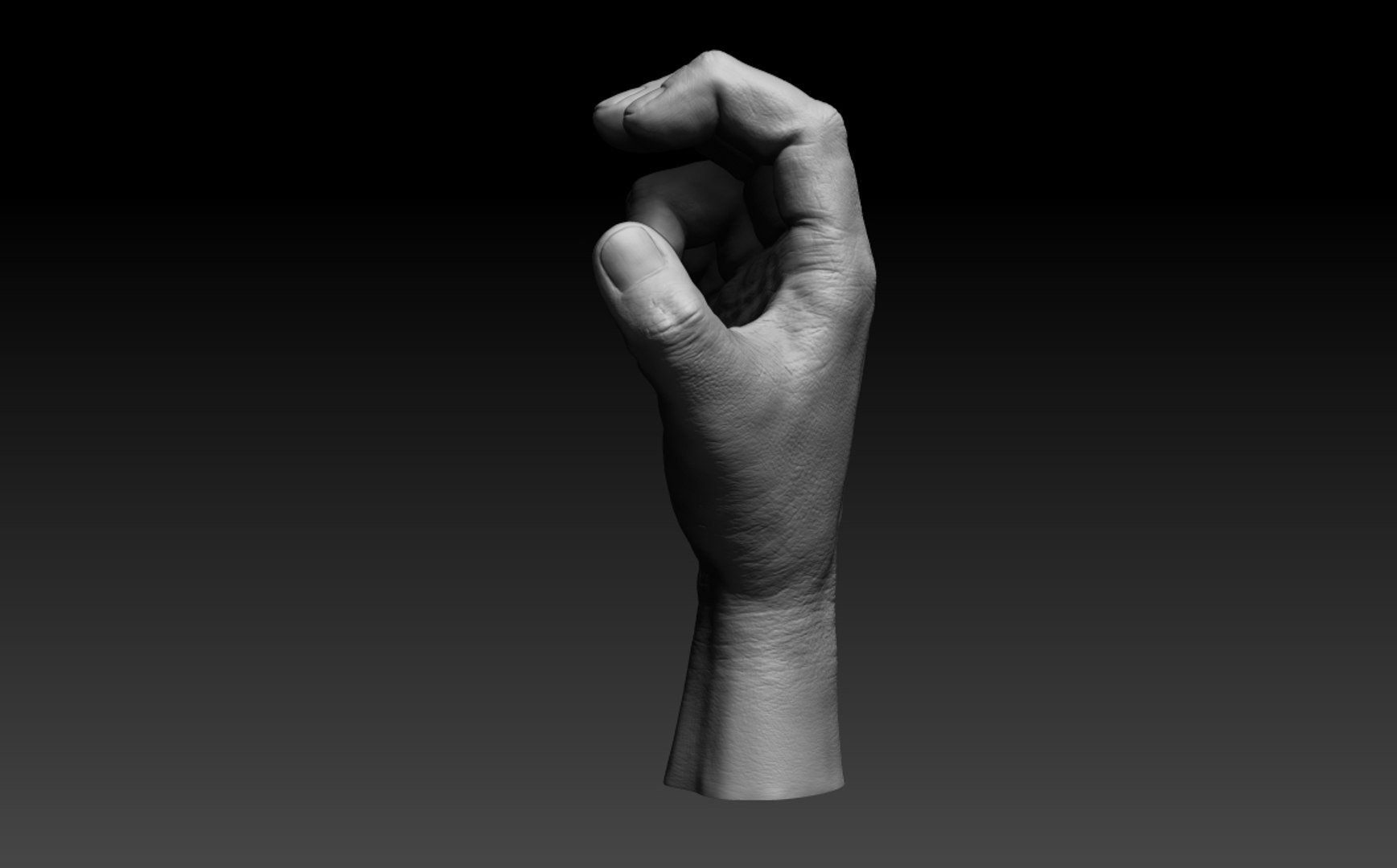 Printable Realistic Hand Model - TurboSquid 1604981
