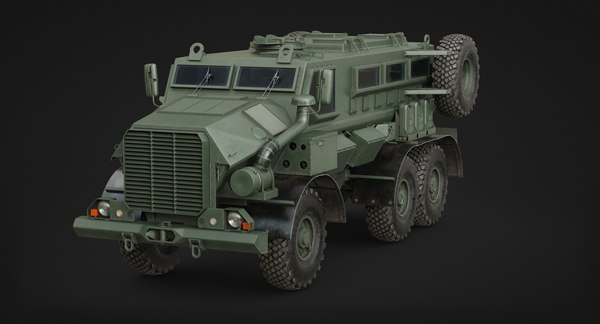 3d truck military casspir mk model
