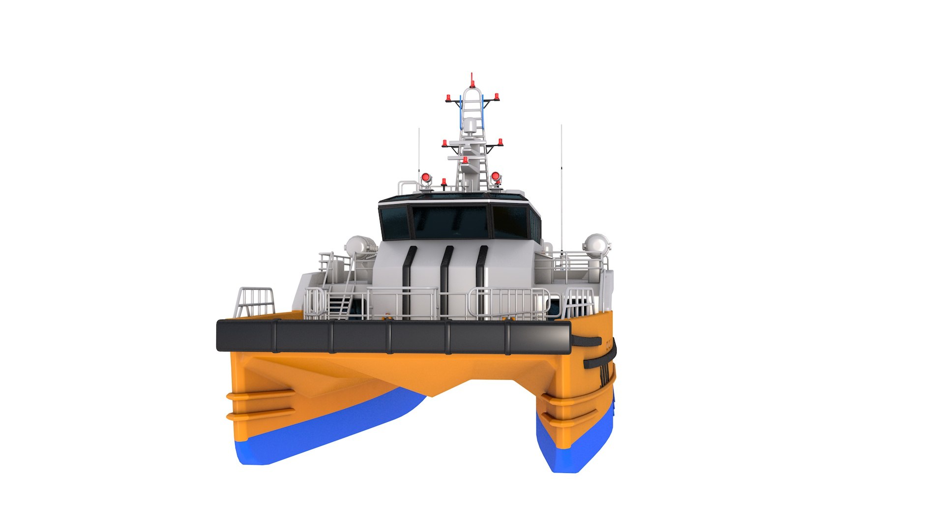 Windcat 101 MK4 Offshore Workboat Model - TurboSquid 2133816