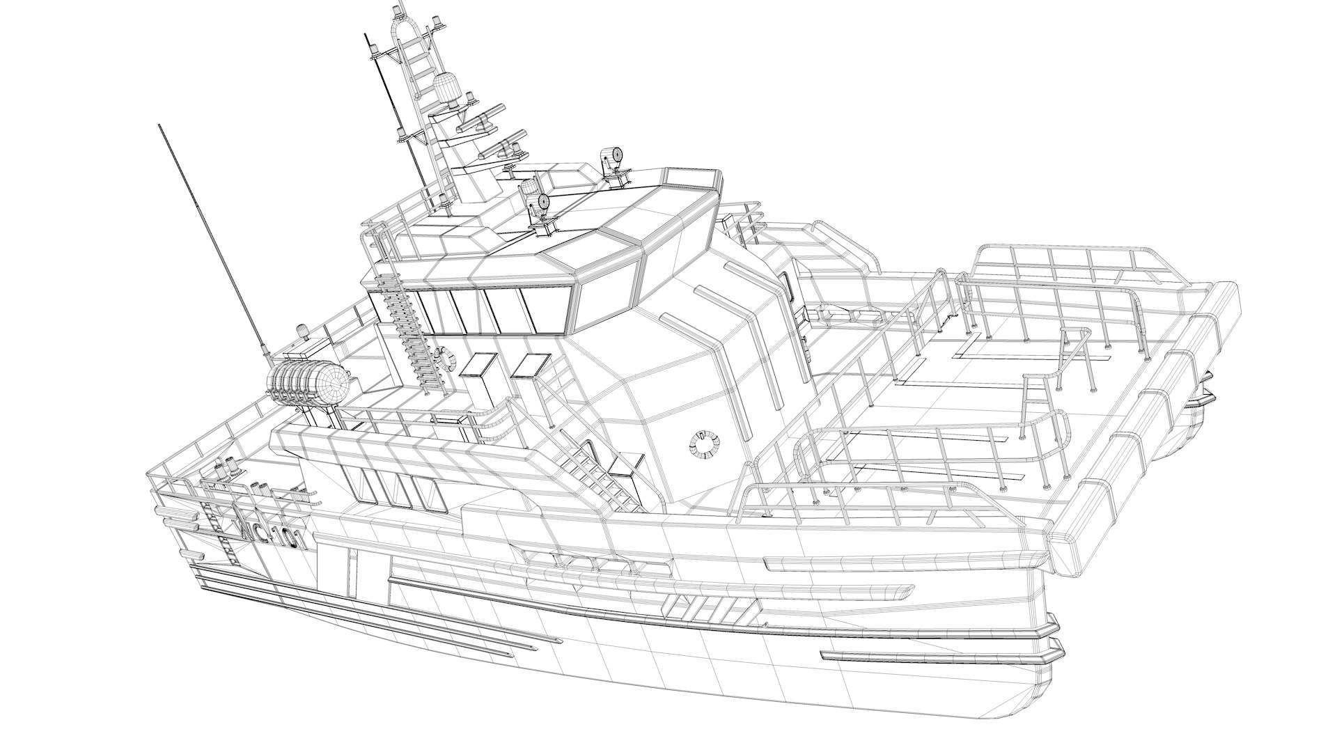 Windcat 101 MK4 Offshore Workboat Model - TurboSquid 2133816