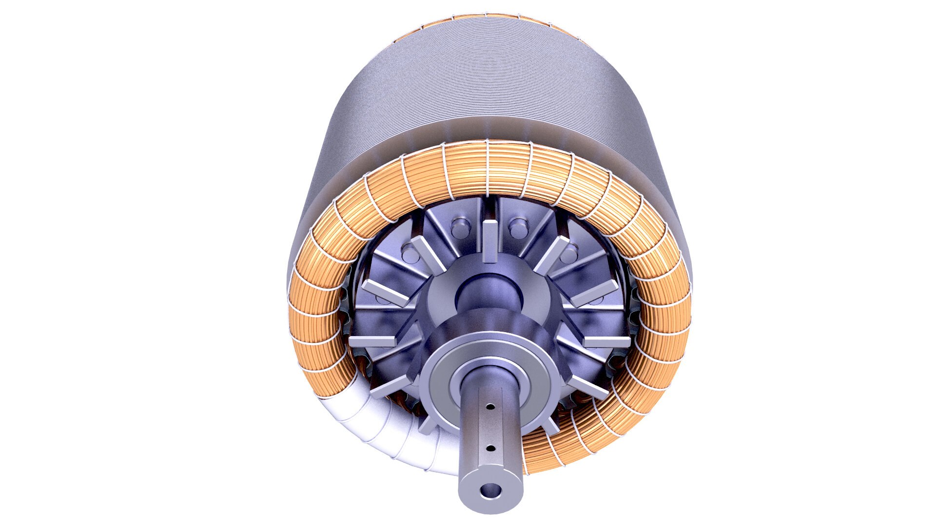 3D Induction Motor Parts Stator And Rotor 124 - TurboSquid 2395001