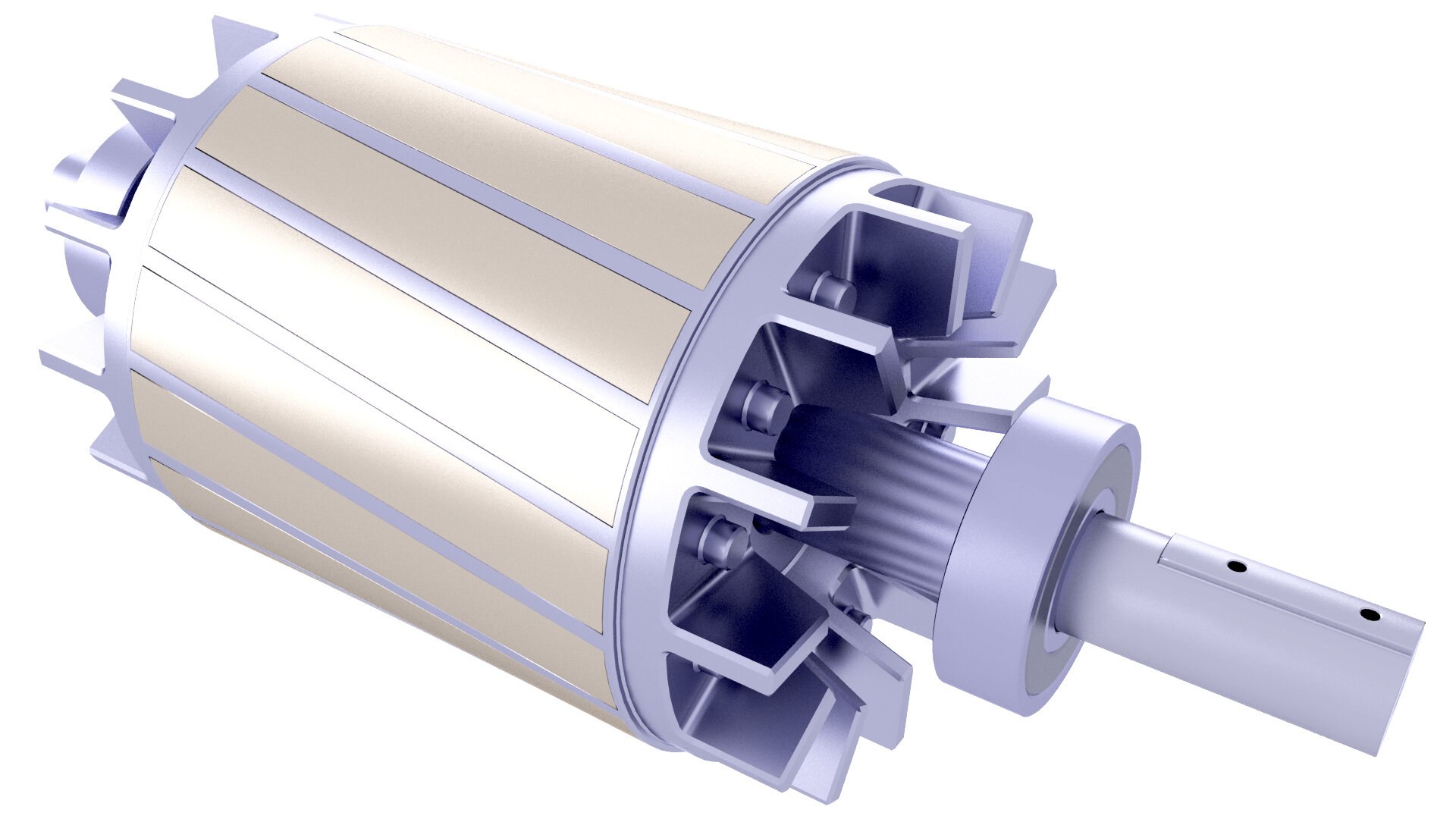 3D Induction Motor Parts Stator And Rotor 124 - TurboSquid 2395001