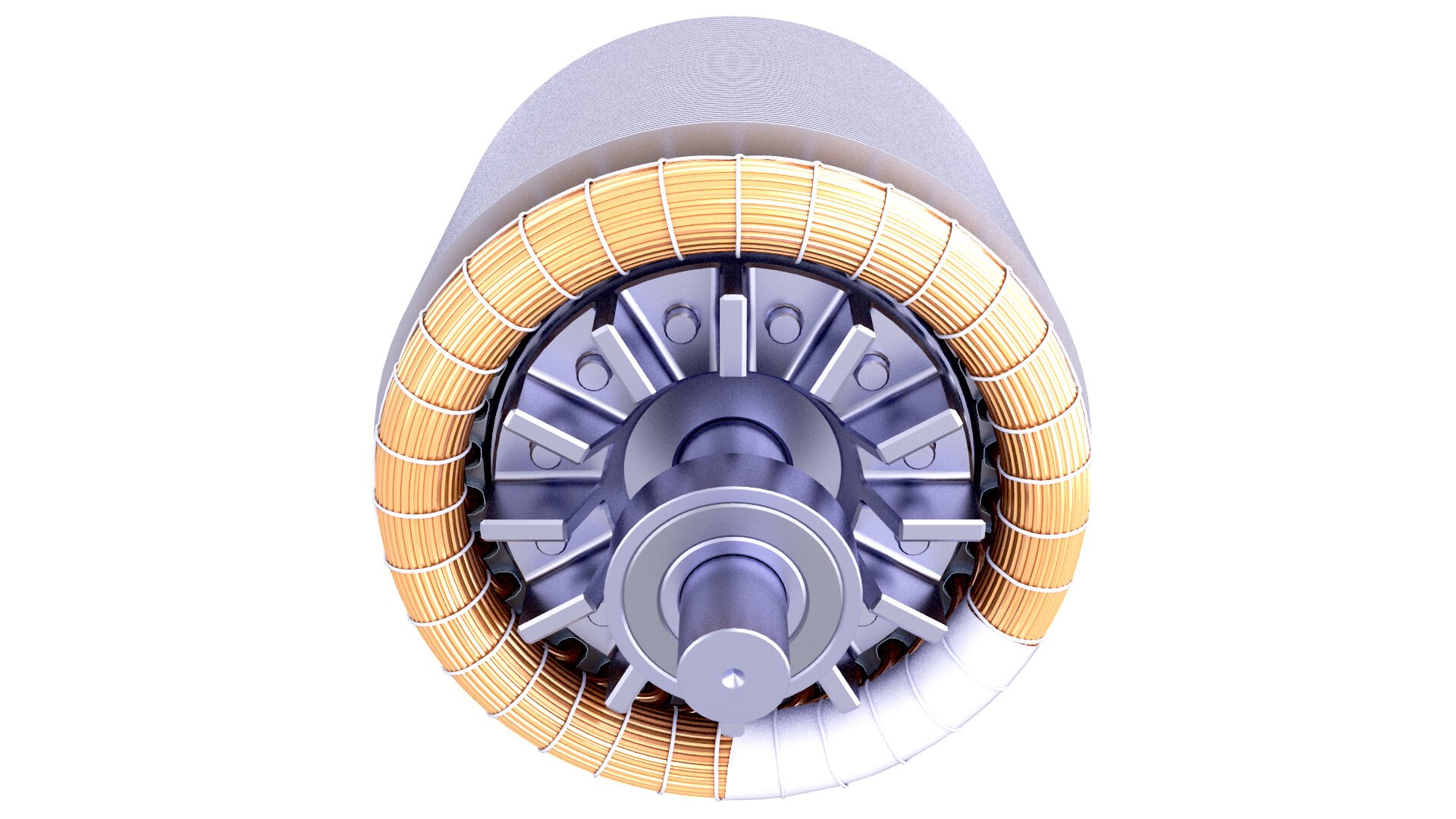 3D Induction Motor Parts Stator And Rotor 124 - TurboSquid 2395001