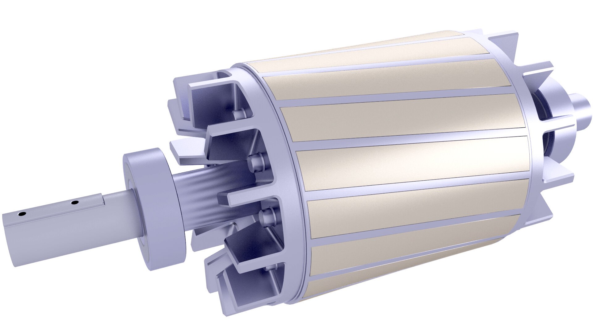 3D Induction Motor Parts Stator And Rotor 124 - TurboSquid 2395001