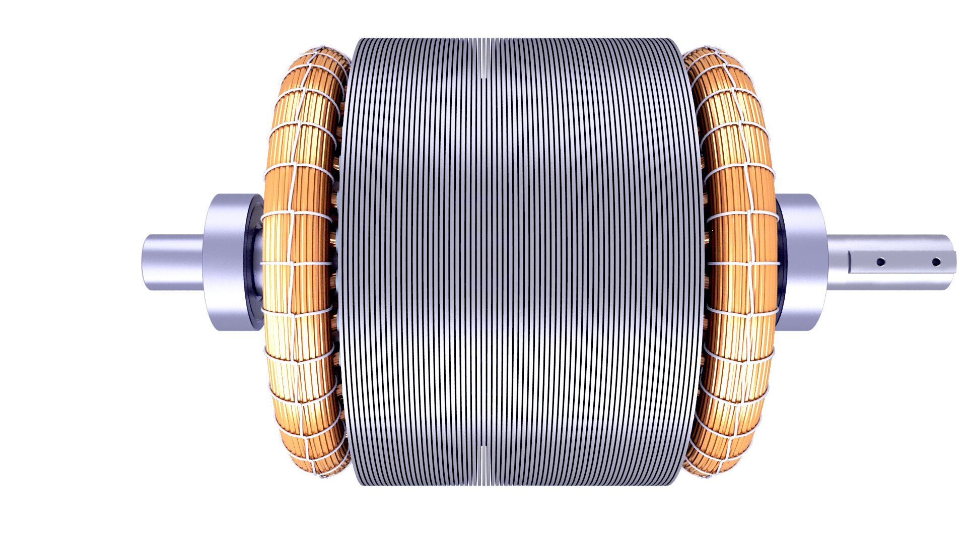 3D Induction Motor Parts Stator And Rotor 124 - TurboSquid 2395001