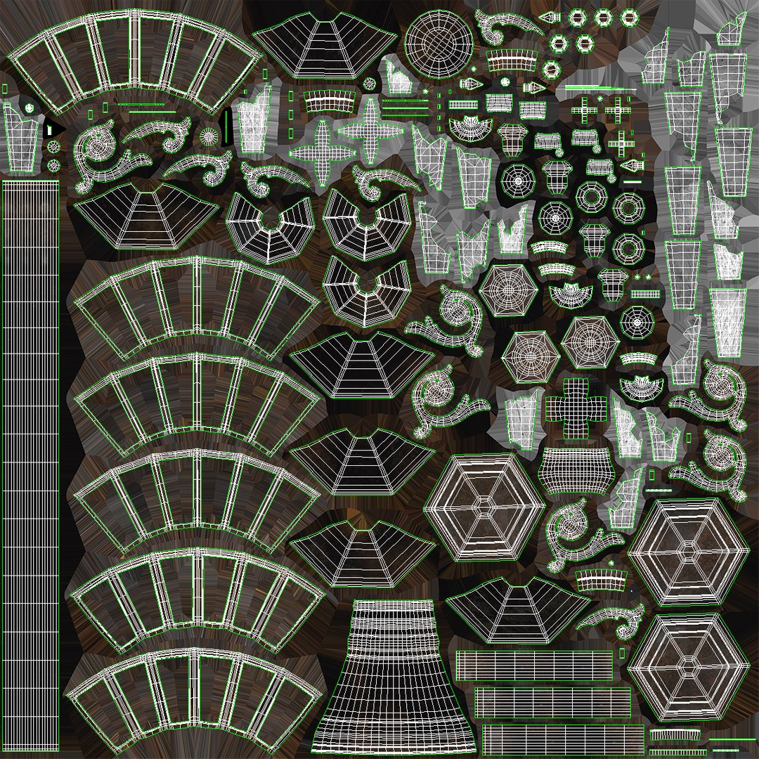 Vintage Street Light Triple Damaged Model - TurboSquid 1870801