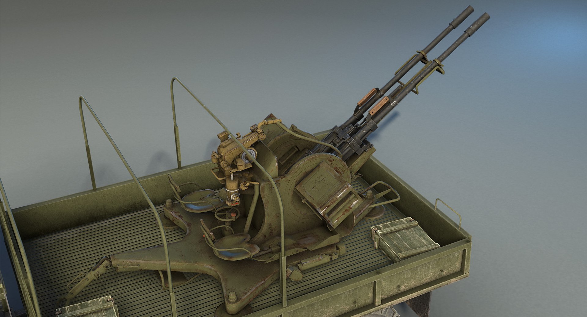 3D Low-poly Army Truck Ural-375 - TurboSquid 1254971