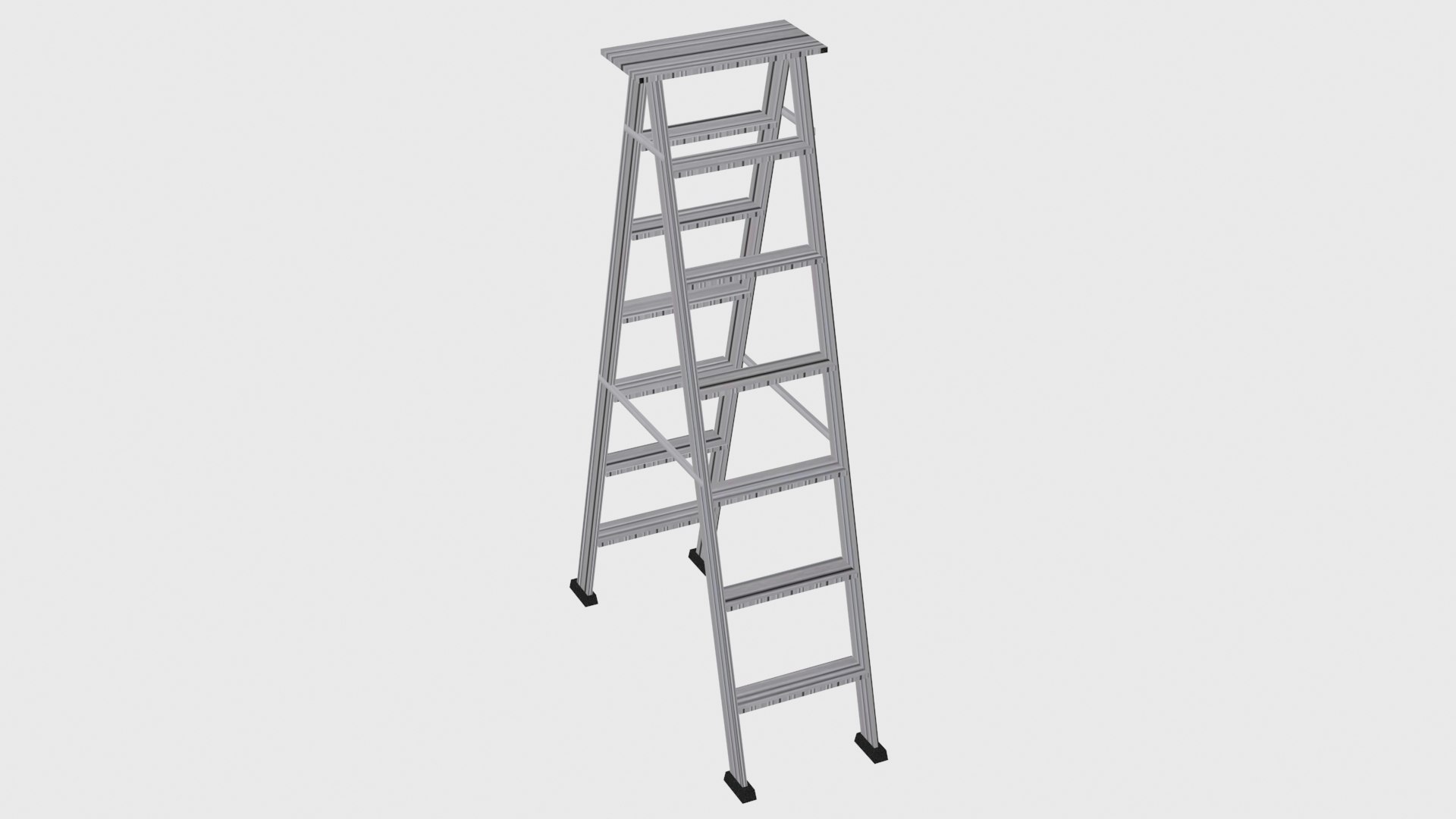 3D Folding Ladder - TurboSquid 1622905