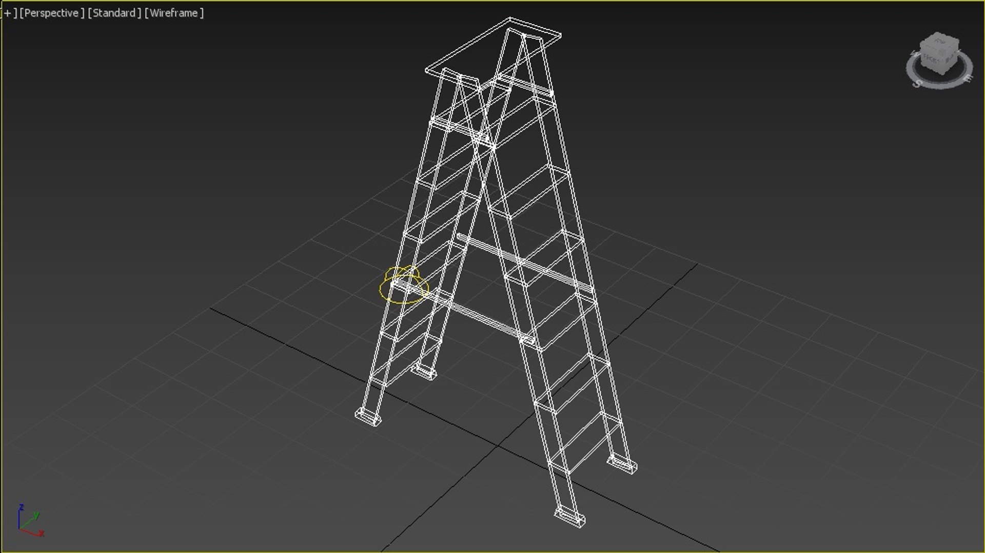 3D Folding Ladder - TurboSquid 1622905
