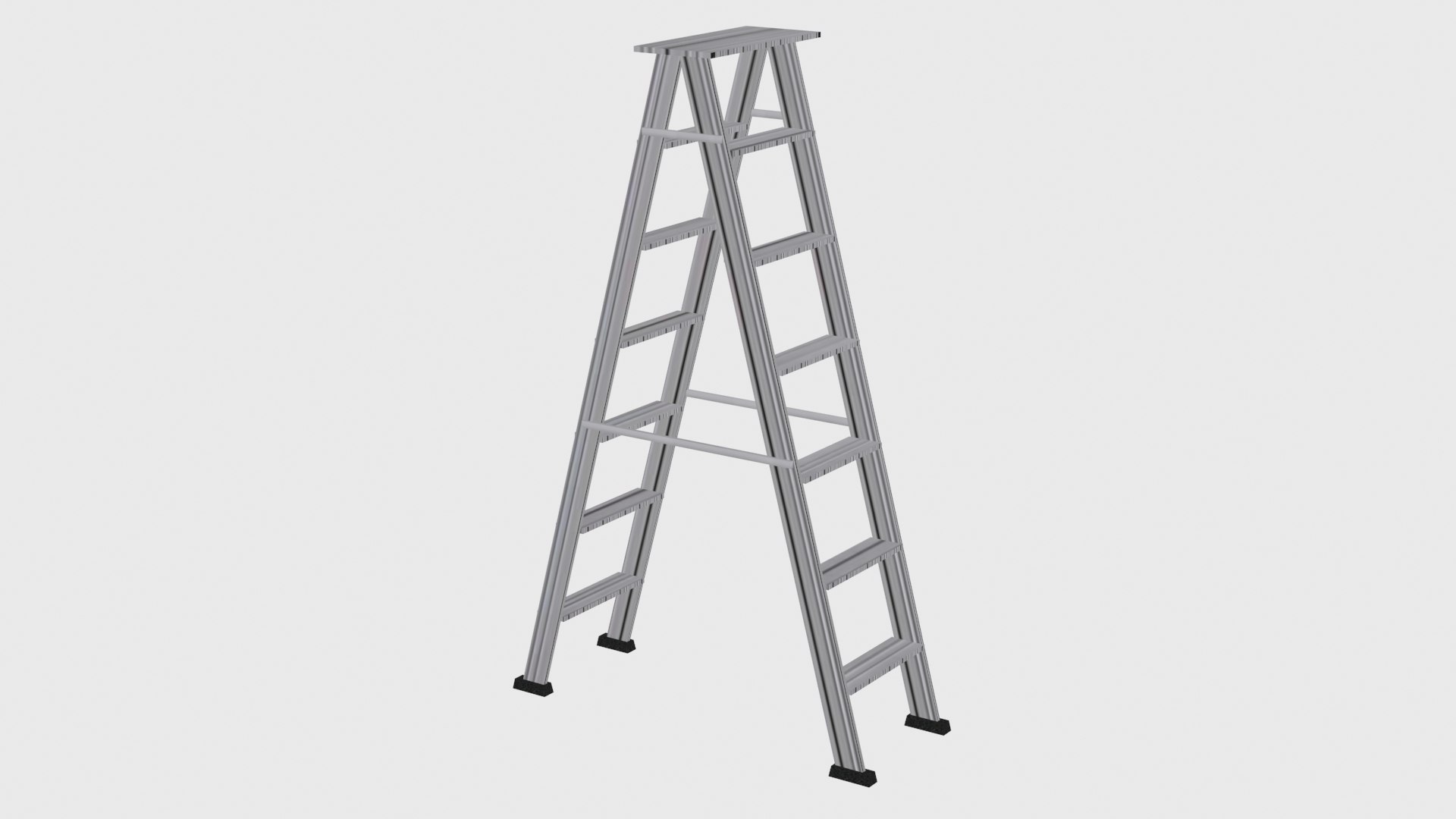 3D Folding Ladder - TurboSquid 1622905