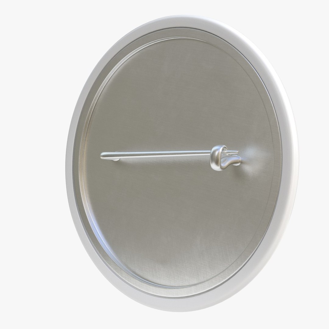 3D Blank Campaign Button - TurboSquid 1375468