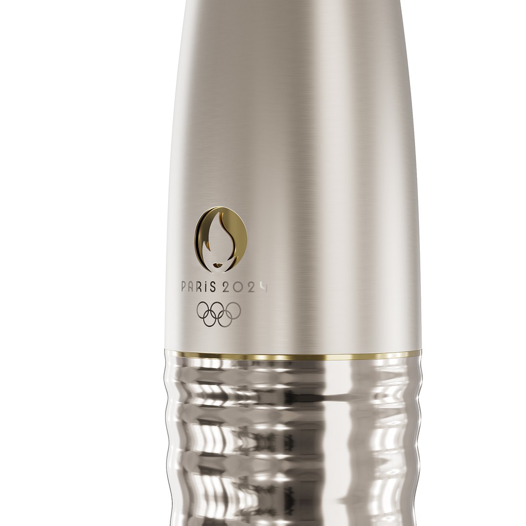 3D Model Olympic Torch Paris 2024 - TurboSquid 2259064