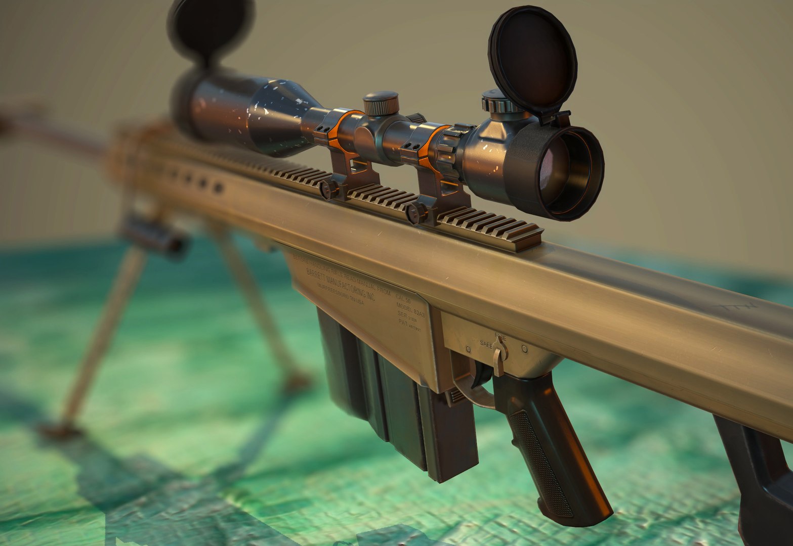 3d M82 Sniper Rifle