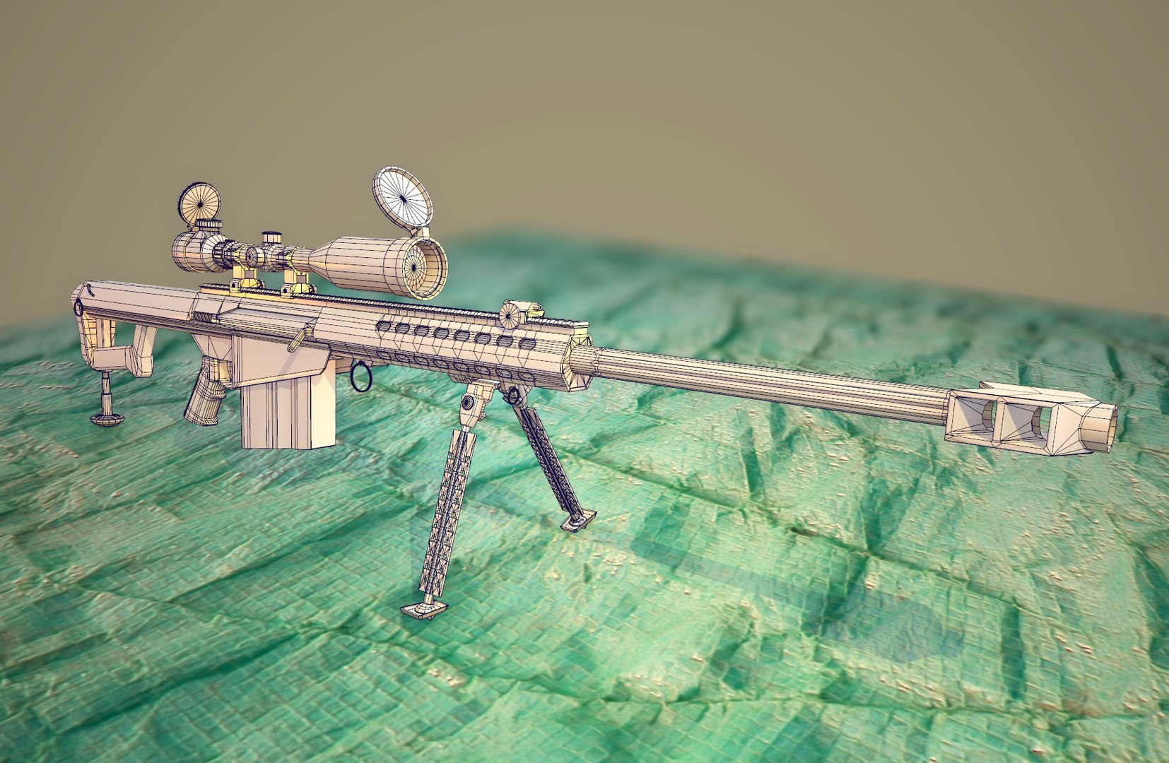 3d M82 Sniper Rifle