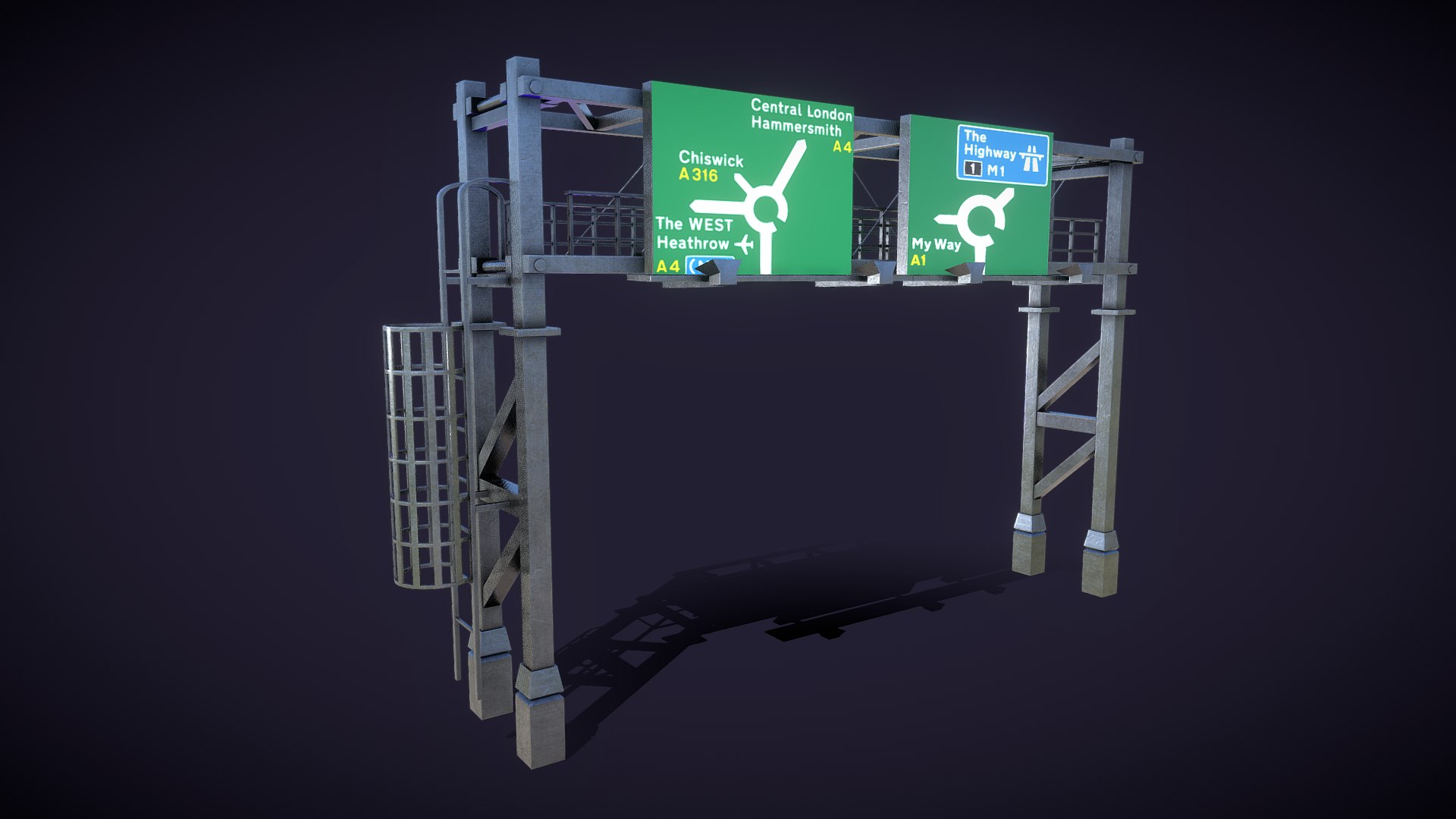 3D Ramp Indicator Model - TurboSquid 2038920