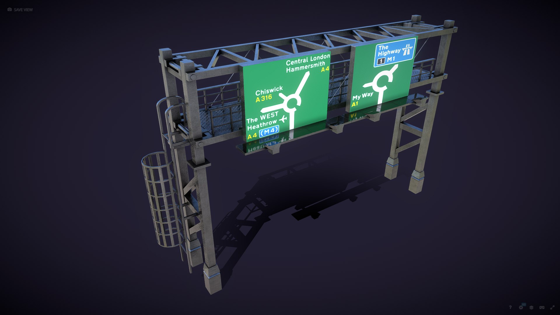 3D Ramp Indicator Model - TurboSquid 2038920