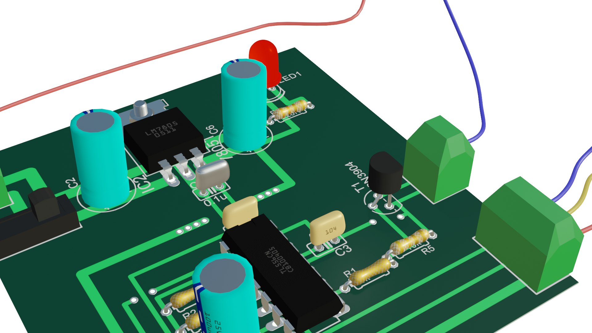 3D ELECTRONIC CIRCUIT Model - TurboSquid 1863711