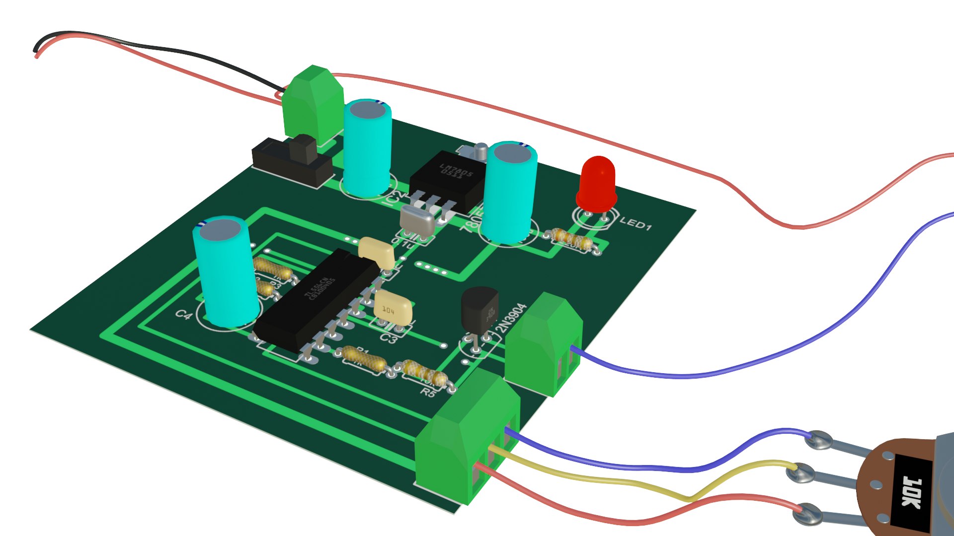 3D ELECTRONIC CIRCUIT Model - TurboSquid 1863711