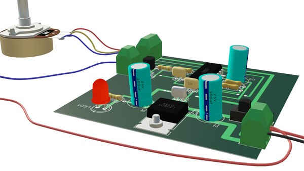 3D ELECTRONIC CIRCUIT model - TurboSquid 1863711